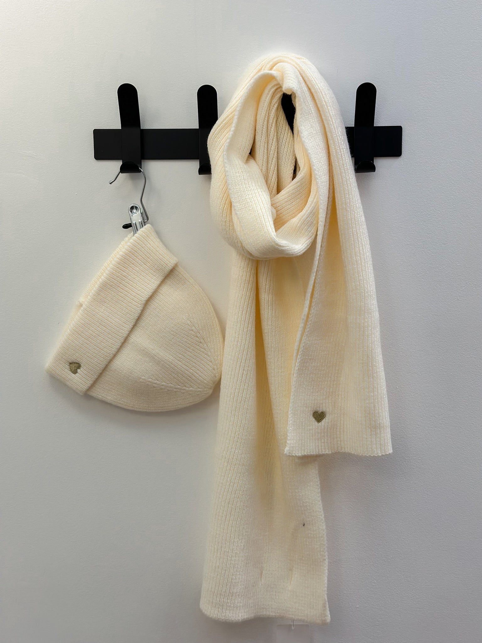 ENSEMBLE ECHARPE ET BONNET ECRU – Les pépites d'Elo